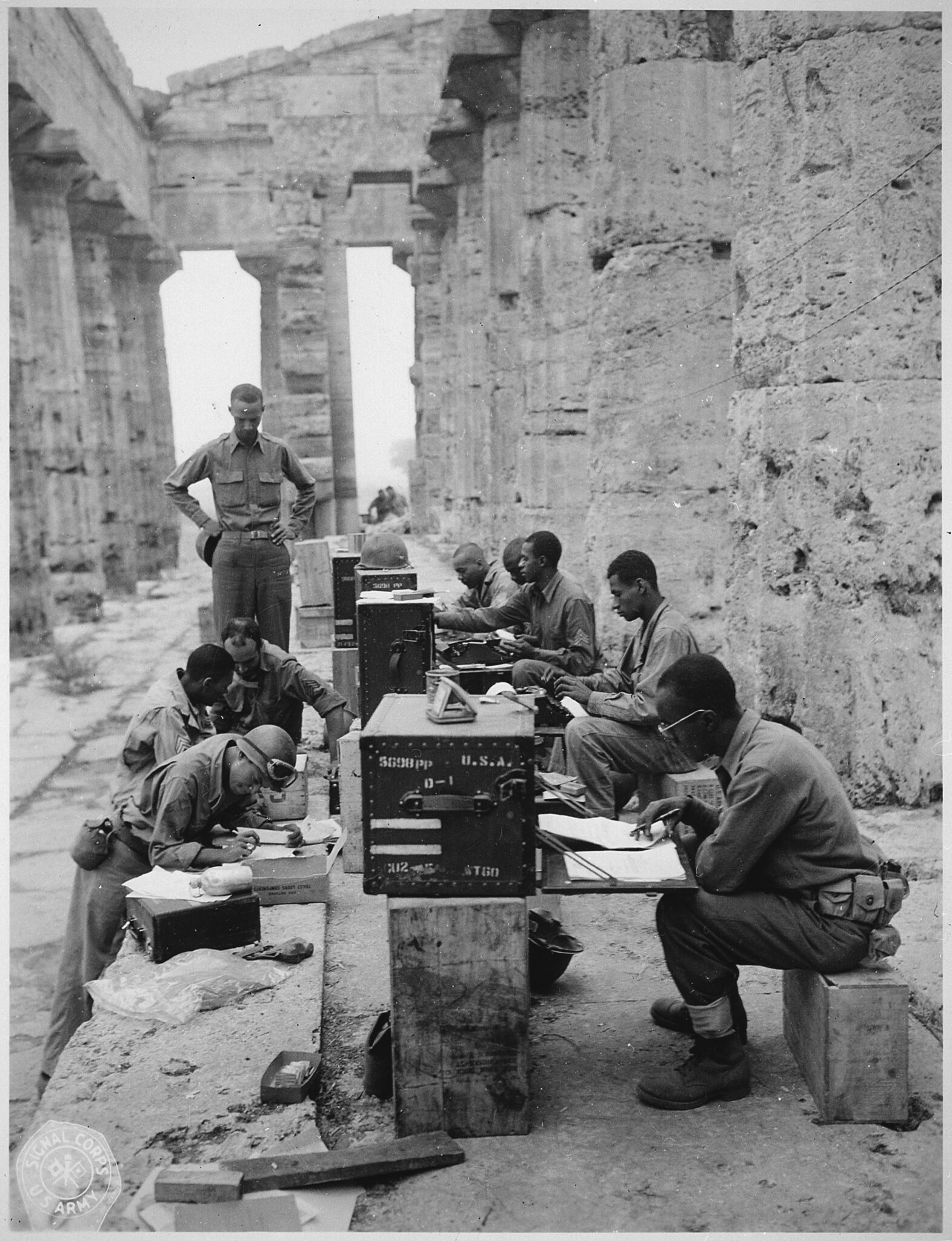 Ancient Greek Temples of Paestum Italy & World War II